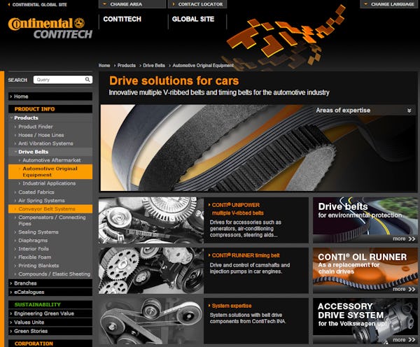 Nieuwe ContiTech website en brochure