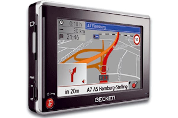 Becker navigatiesysteem met handige functies