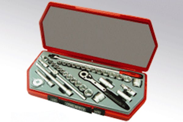 Doppenset voor metrische en engelse maten