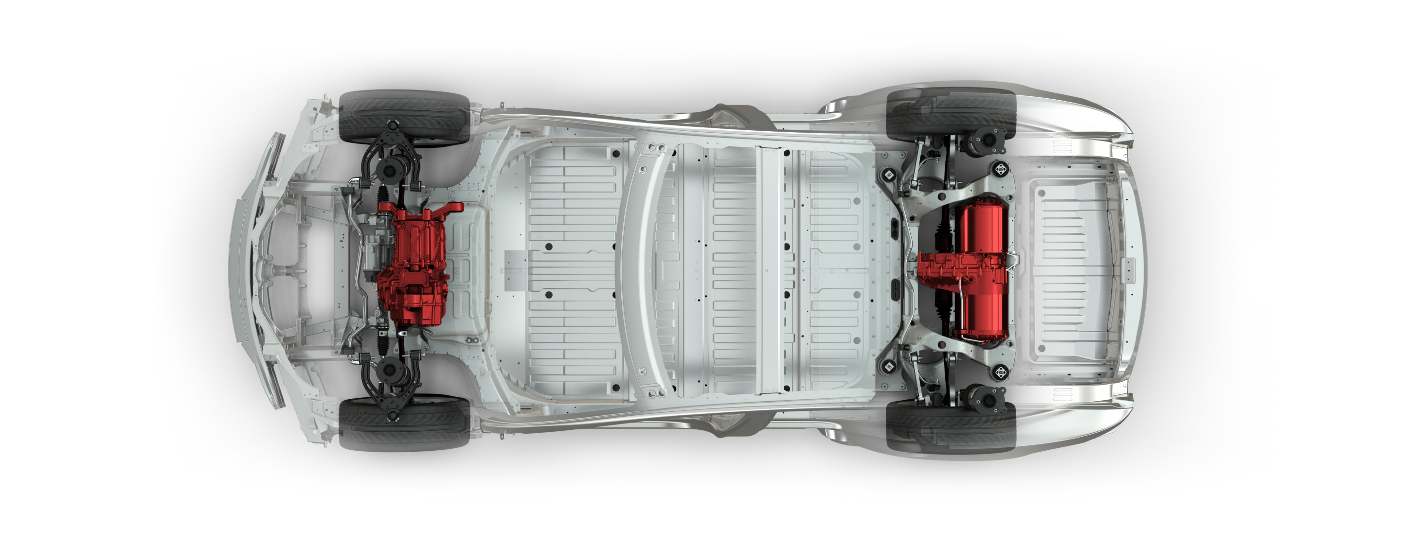 4WD-techniek met twee motoren - 2CV versus Model S