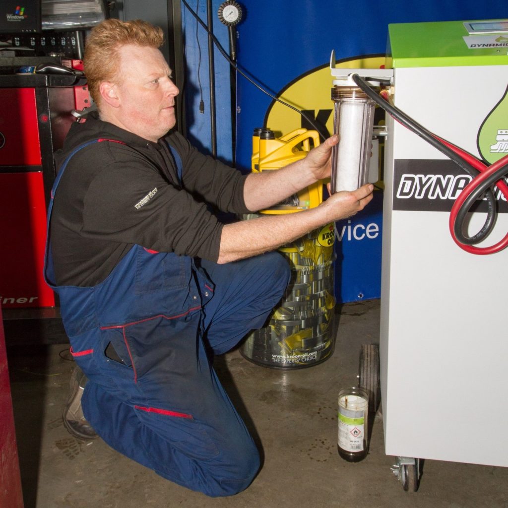 Stap voor stap: motorspoelen met Dynamic Flush