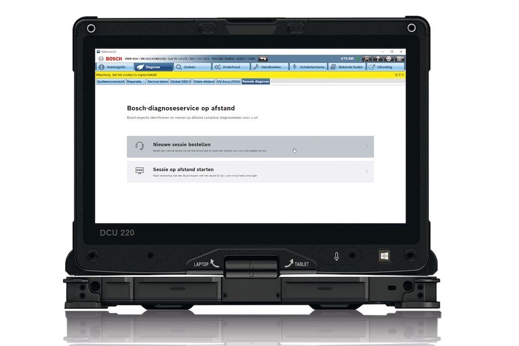 Bosch Remote Diagnostics Service voor alle autobedrijven